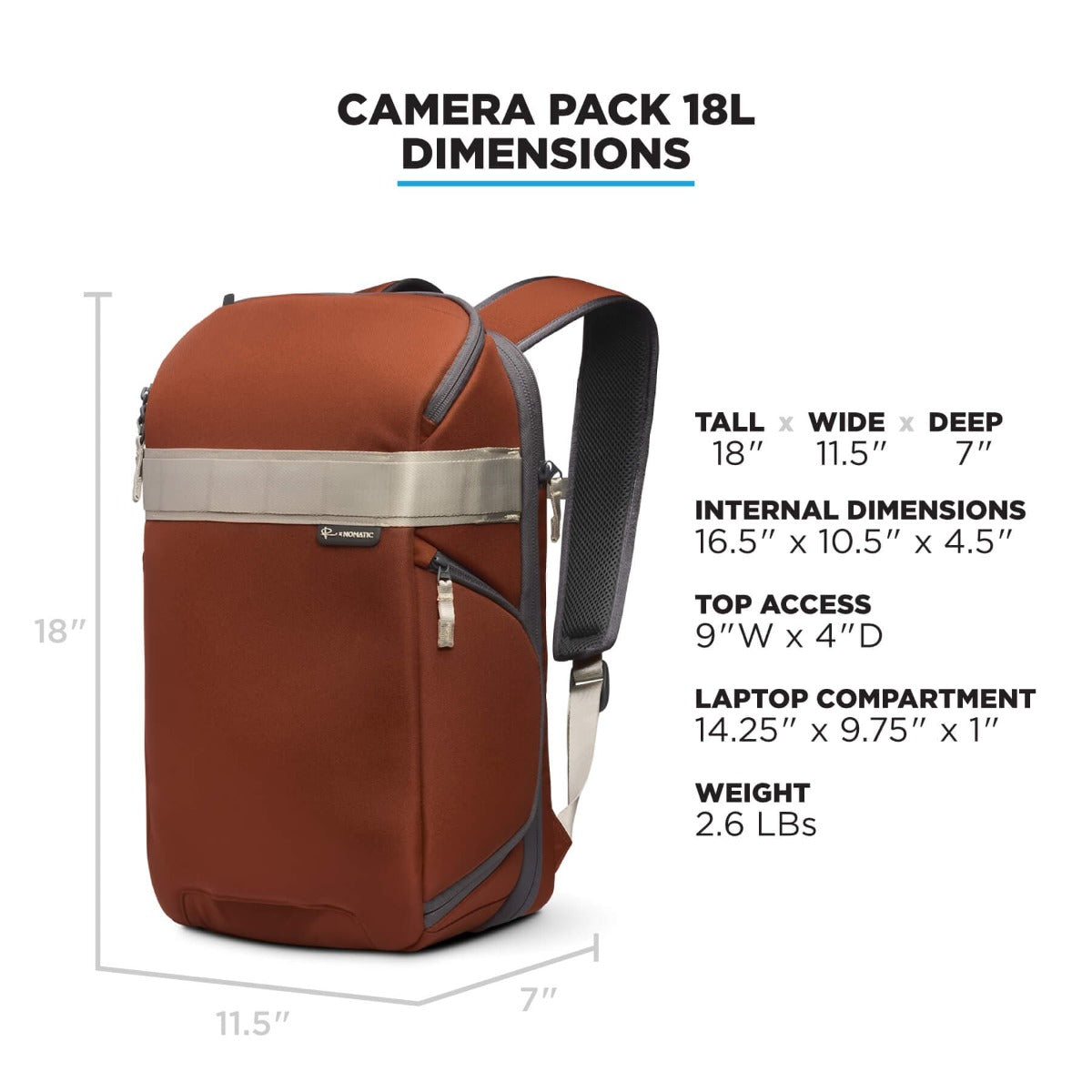 Luma Camera Pack 18L – NOMATIC