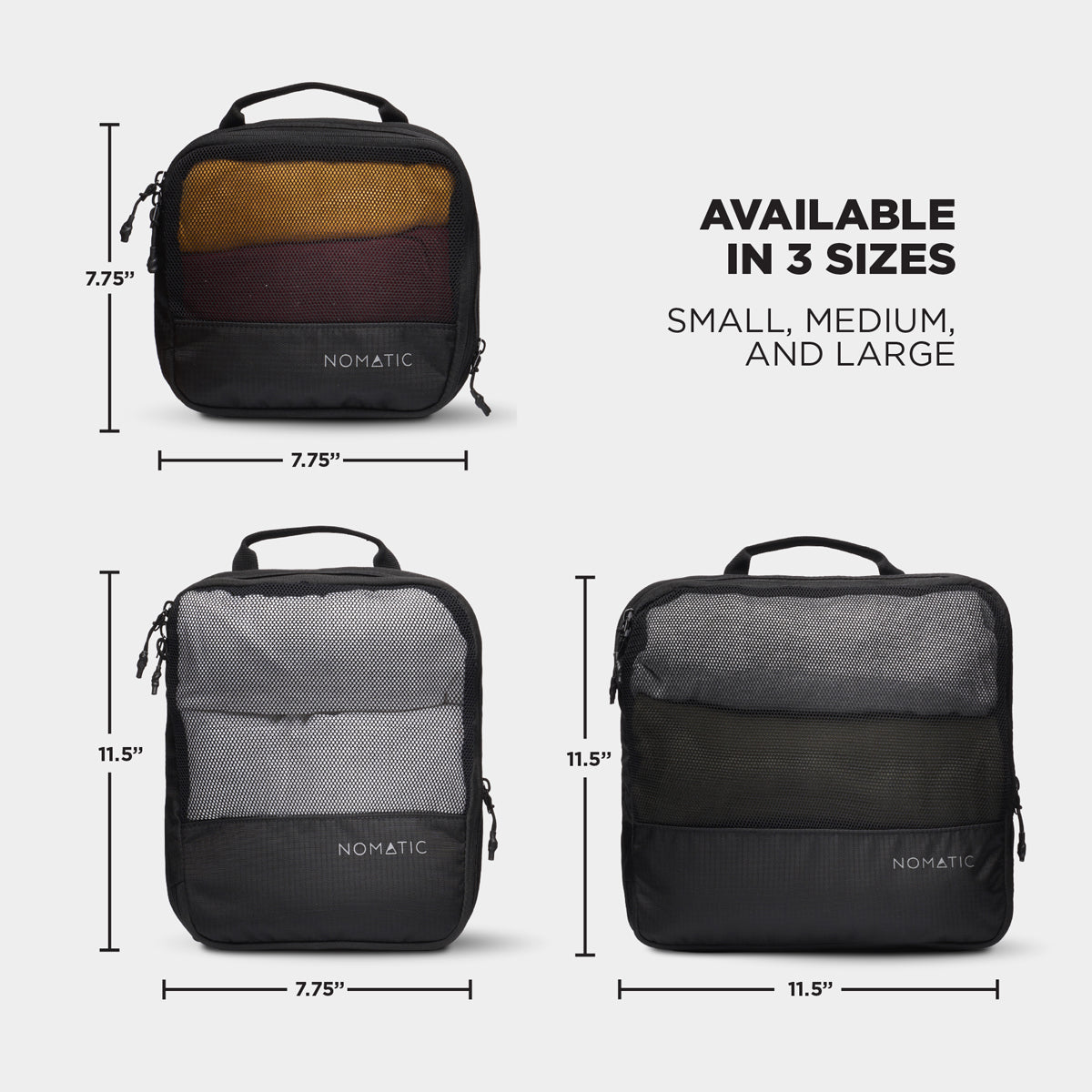 Nomatic Compression Packing Cubes | Maximize Travel Space & Organize ...